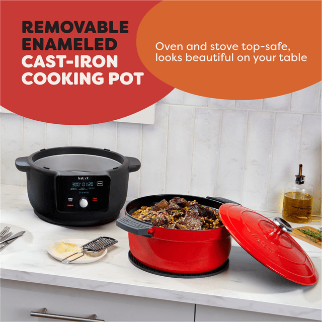 Instant™ Precision 5-in-1 Electric Dutch Oven (6QT/5.7L) - Instant Pot ...